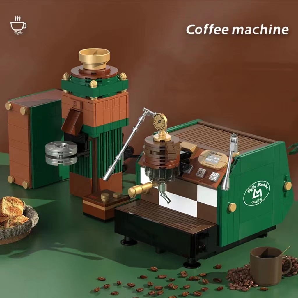 Creative Coffee Machine Retro Modern Machine High Simulation Assembly ...