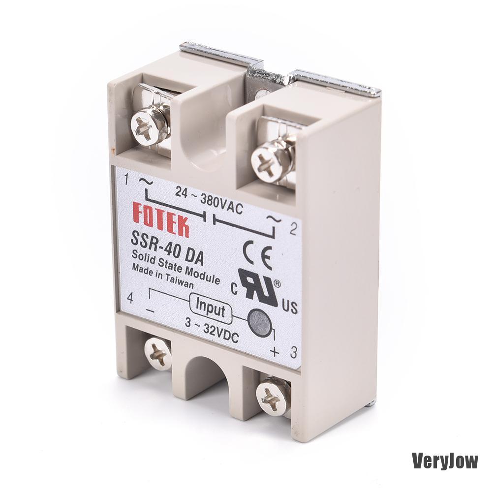 Industrial Solid State Relay SSR 40A with Flag SSR-40DA 40A DC control ...