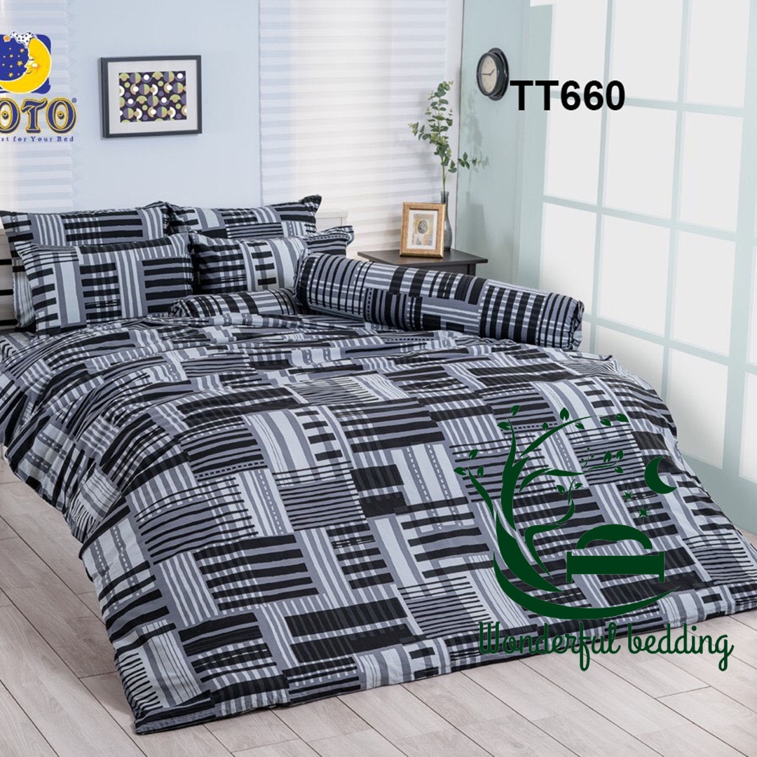 TOTO ผ้าปูที่นอน + ผ้านวม หนา 60x97 / 90x97 TT 660 ( 3.5 , 5 , 6 ฟุต ...