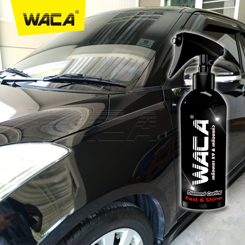 WACA WAX ซื้อ1แถม2 เคลือบเงา 510ml. Diamond Coating สูตรเพิ่มสารเคลือบเงา X9เท่า เคลือบรถ Nano ...