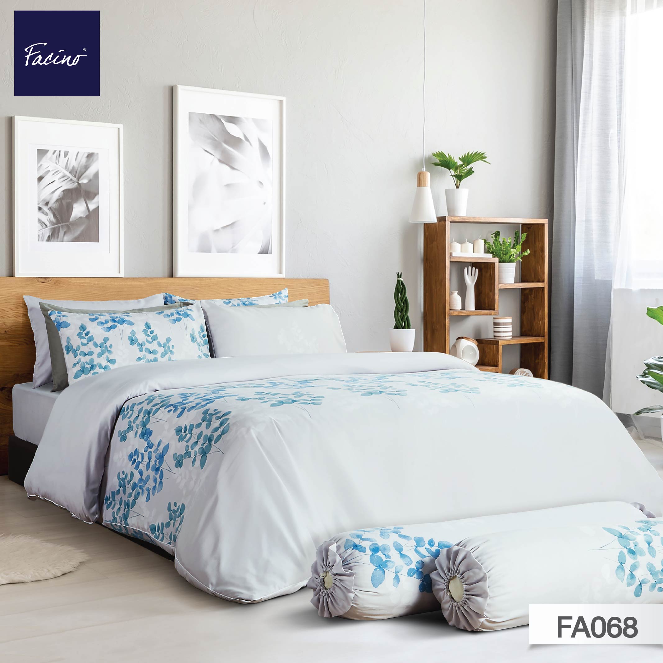 [New collection] Facino ชุดเซ็ท ผ้าปูที่นอน3.5 ฟุต 3 ชิ้น + ผ้านวม 60 ...