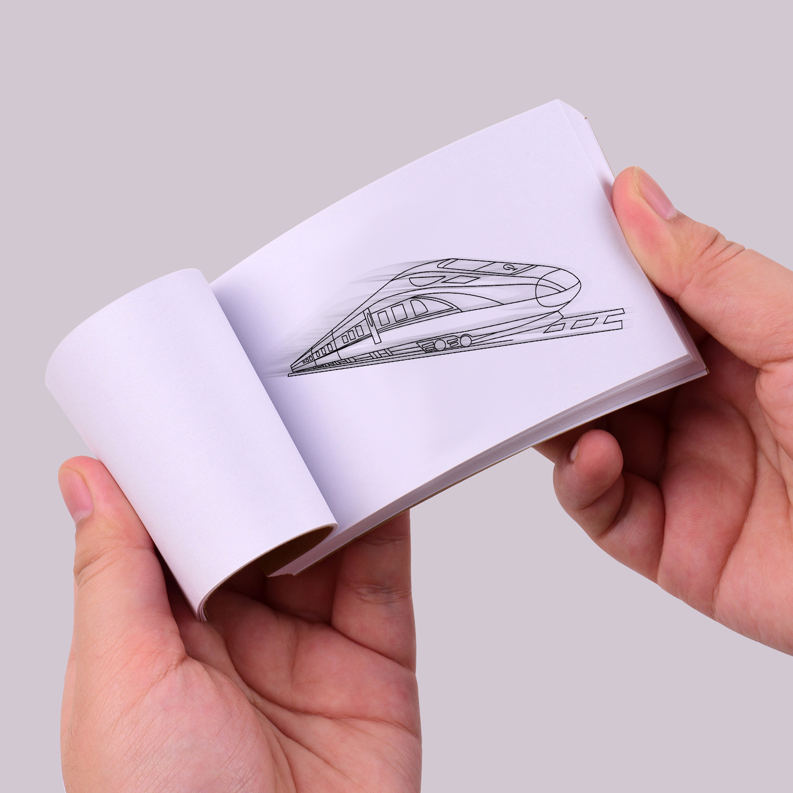 Blank Flip Book Kit with 300 Sheets Animation Paper Flipbook Binding ...