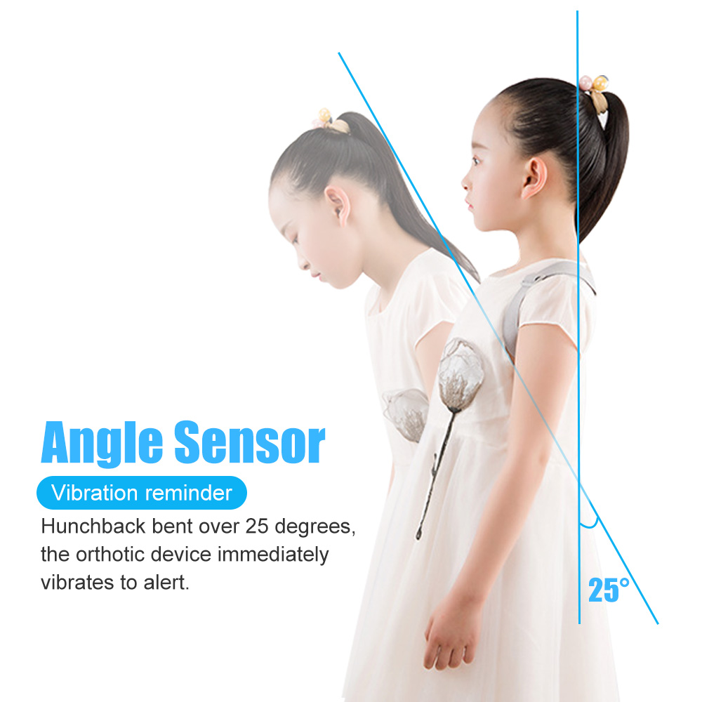 Electric Smart Posture Corrector Posture Brace Back Lumbar Shoulder ...