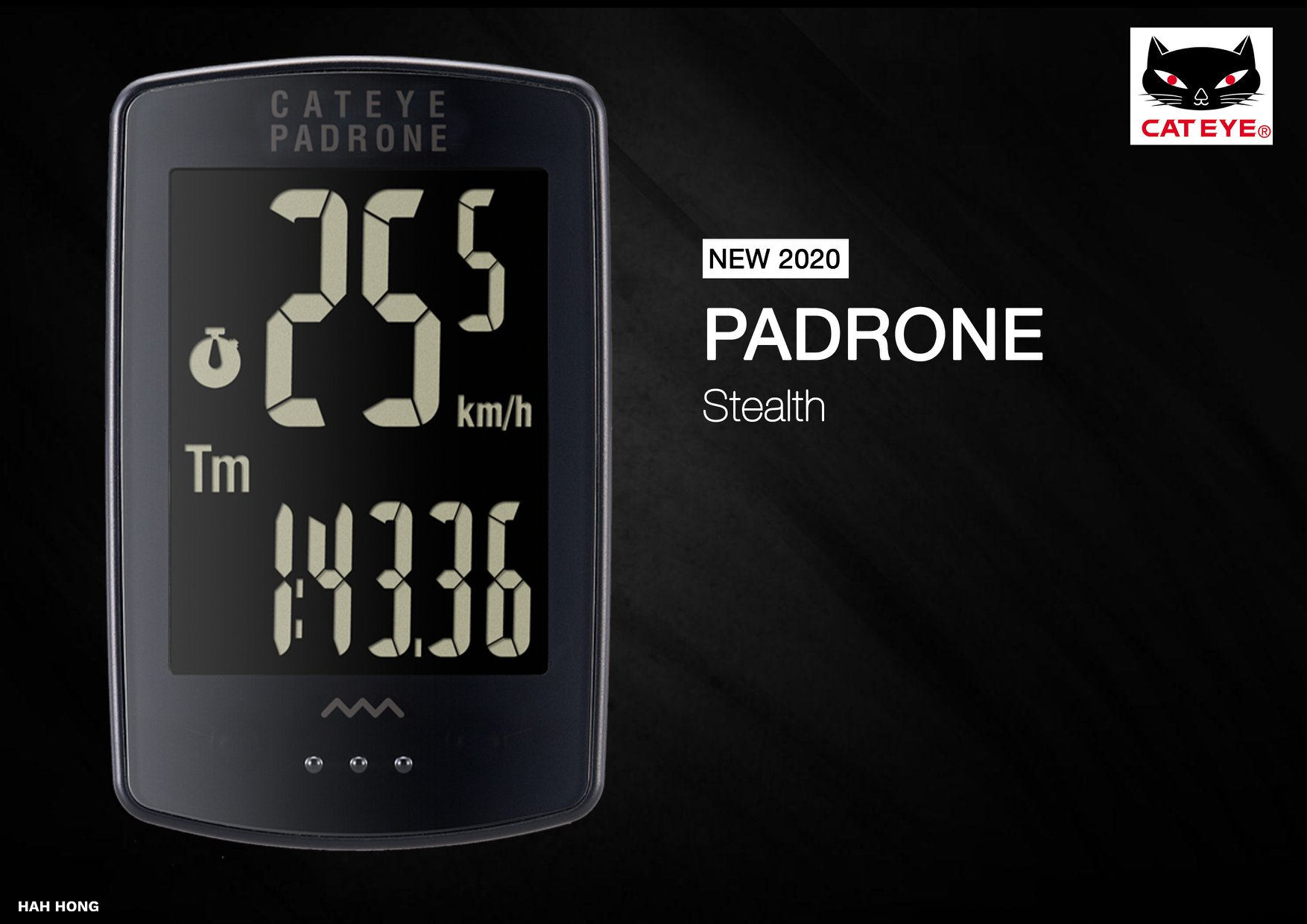 ไมล์จักรยาน Cateye Padrone Stealth Edition - ETBBike - ThaiPick