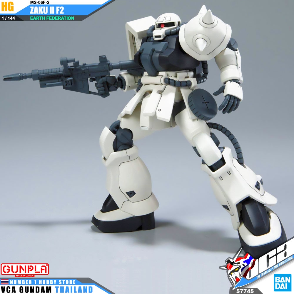 ⭐️ BANDAI GUNPLA HIGH GRADE UNIVERSAL CENTURY HGUC HG 1/144 MS-06F-2 ZAKU II F2 EARTH FEDERATION ...