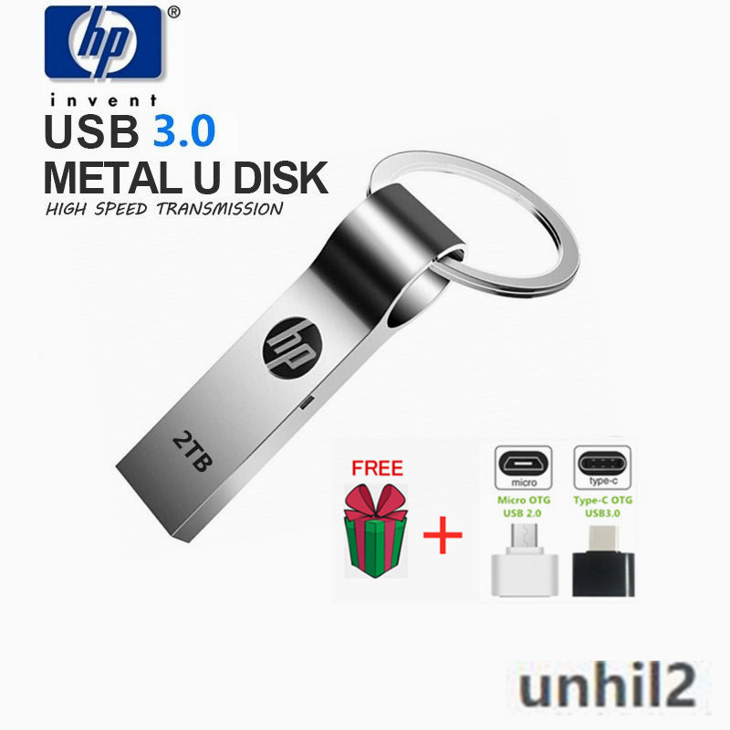 unhil2 1TB 2TB HP USB 3.0 Flash Drive High Speed 2000GB Flash Disk ...