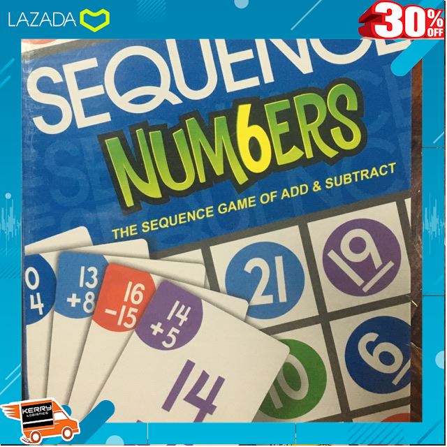 .เสริมสร้างพัฒนาการสมอง เกมครอบครัว. Sequence numbers board game บวกเล ...