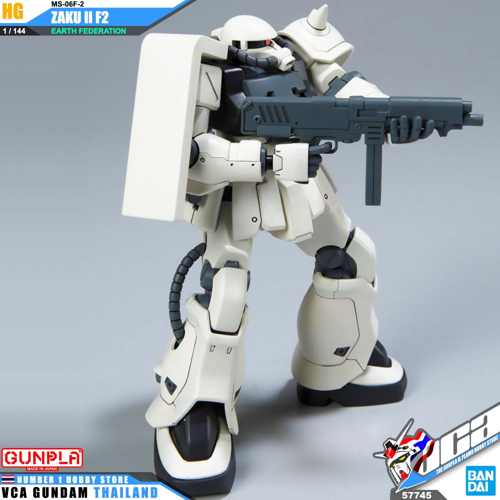 ⭐️ BANDAI GUNPLA HIGH GRADE UNIVERSAL CENTURY HGUC HG 1/144 MS-06F-2 ZAKU II F2 EARTH FEDERATION ...