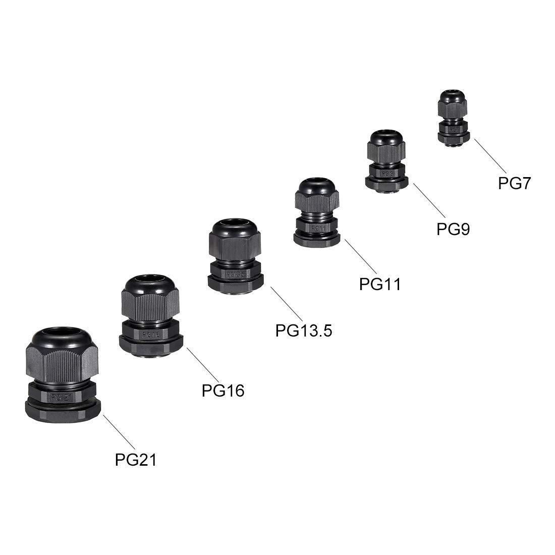 PG11 เคเบิ้ลแกลน ไนล่อน Cable Gland IP68 50 ชิ้น - Power tech - ThaiPick