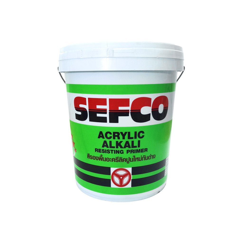 SEFCO สีทาบ้าน (ถัง 18 ลิตร)(5 แกลลอน) สีน้ำอะครีลิค สีน้ำ ภายใน ชนิด ...