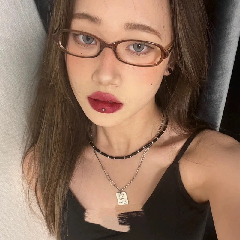 แว่นตาวินเทจ แฟชั่น Y2K วินเทจญี่ปุ่นเกาหลีกรอบแว่นตาขนาดเล็กผู้หญิง Ins ยุโรปและอเมริกาไล่ระดับ ...