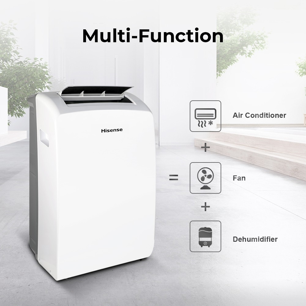 แอร์ Hisense แอร์เคลื่อนที่ 12000 BTU AP-12CR4RNXS00 portable air ...