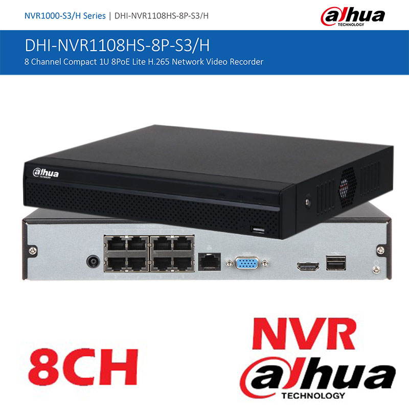 DHI-NVR1108HS-8P-S3/H | Lazada.co.th
