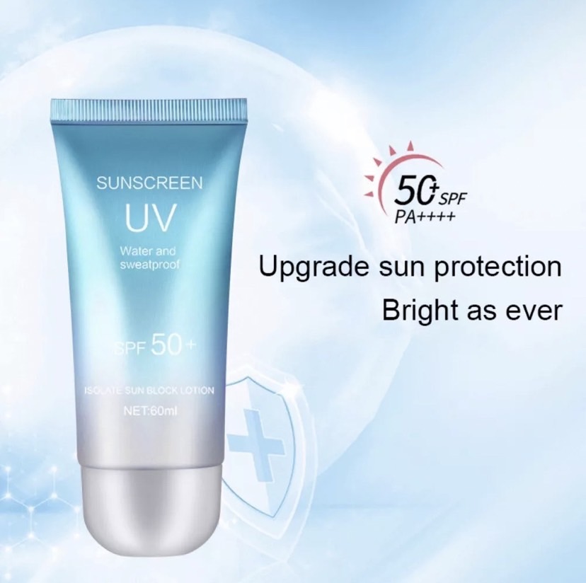 Sunscreen UV ครีมกันแดด กันน้ำ กันเหงื่อ กันรังสีUV100 ซึมง่าย ไม่หนักผิว ไม่ทำให้เหนียว ผิวบอบ ...