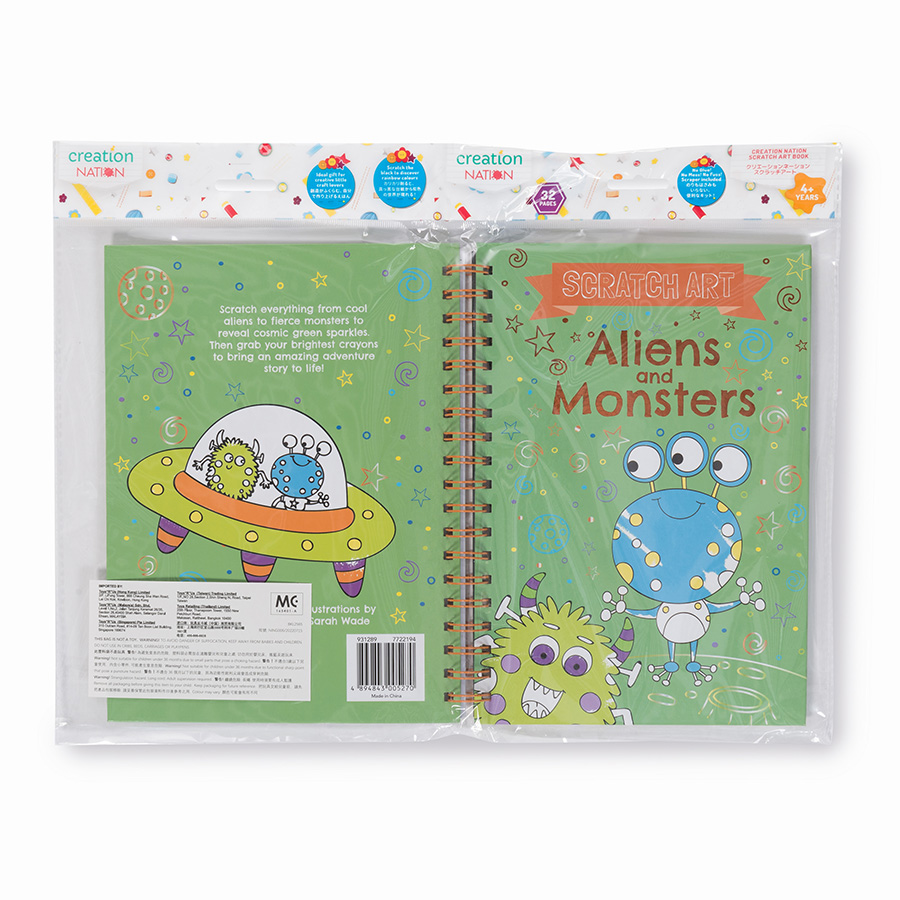 Toys R Us Creation Nation ครีเอชั่น เนชั่น สมุดระบายสี Scratch Book ...