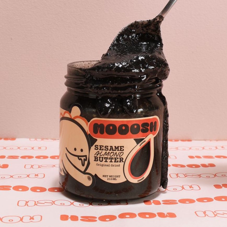 MOOOSH Sesame Almond Spread สเปรด งาดำ อัลมอนด์ ออแกนิก วีแกน (Vegan ...