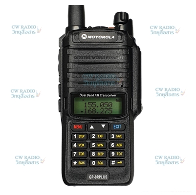 วิทยุสื่อสารเครื่องดำ MOTO GP-9R Plus ตัวTOP ใหม่ล่าสุด 2ย่าน2ช่อง สแตนบายพร้อมกันได้2ช่อง ...