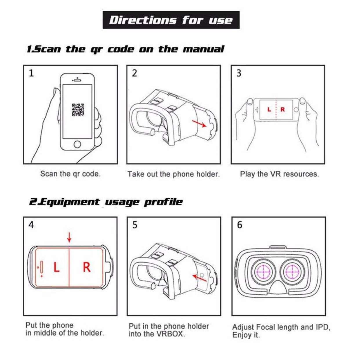 Eco VR Box 2.0 VR Glasses Headset แว่น 3D สำหรับสมาร์ทโฟนทุกรุ่น (White ...