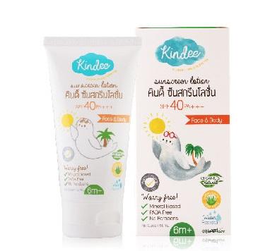 KINDEE (คินดี้) Sunscreen Lotion SPF40/PA+++ 50ml - PUMPNOM - ThaiPick