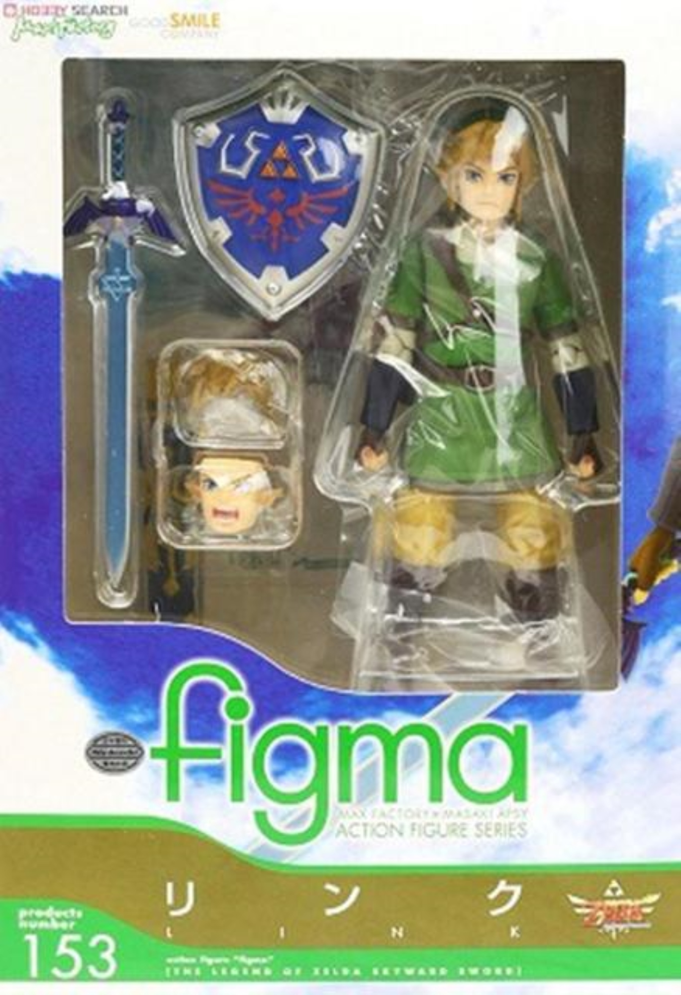 The Legend of Zelda Skyward Sword 14cm Link Action Figure Figma 153 ...