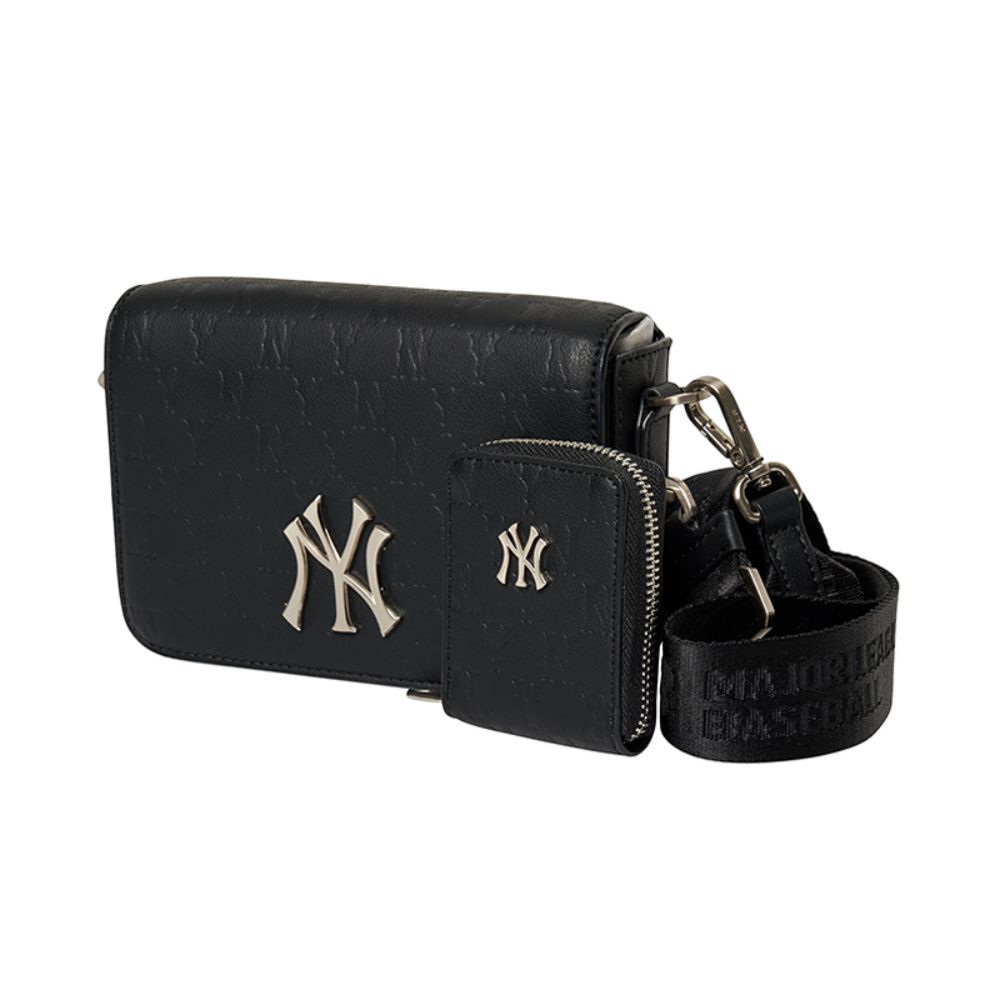 🔥Best Seller🔥 MLB กระเป๋าสะพาย MONOGRAM 3ACRS032N 50BKS BLACK NEW YORK ...
