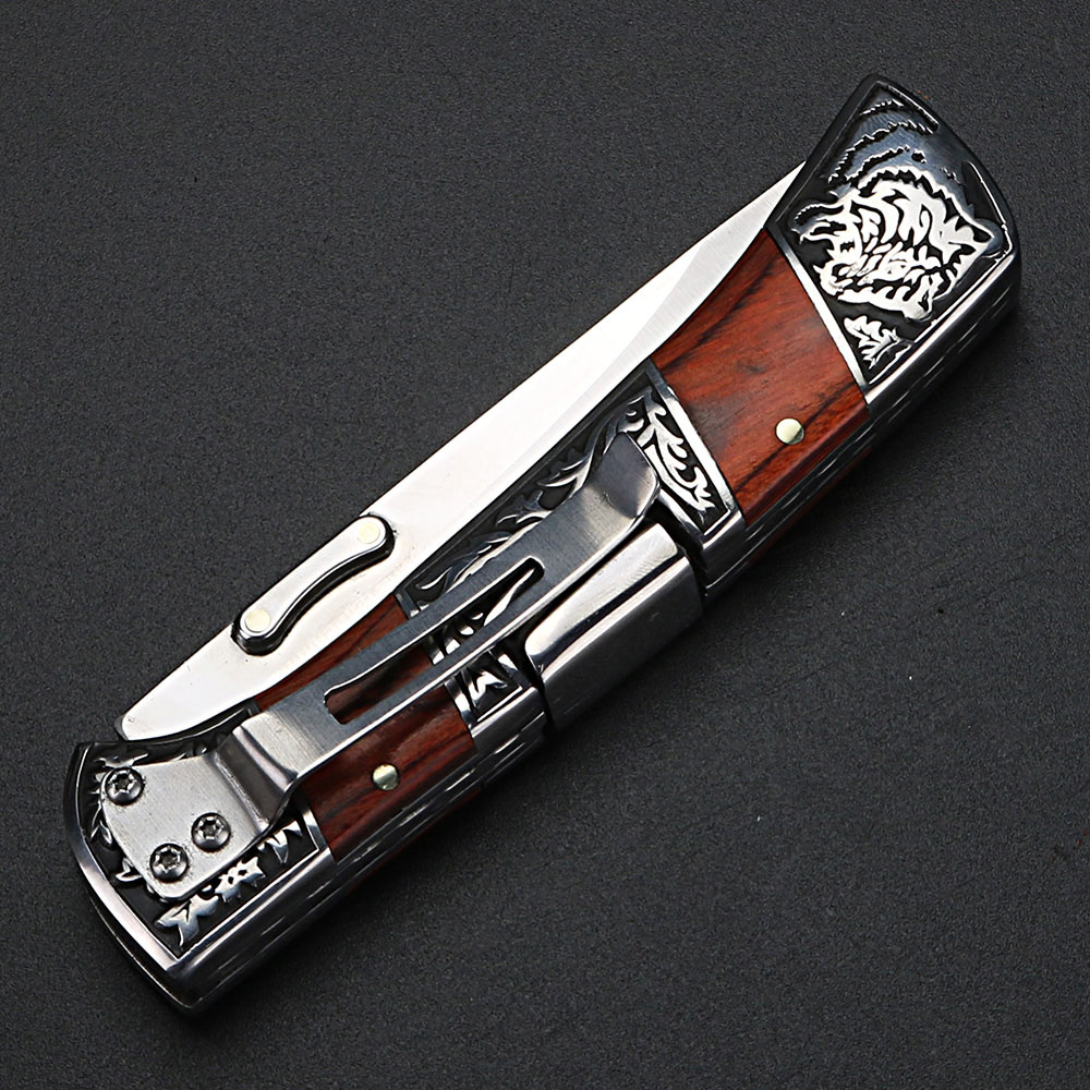 COLUMBIA FOLDING KNIFE B3159 มีดพับ 21.5CM 58HRC มีดเดินป่า มีดป้องกัน ...