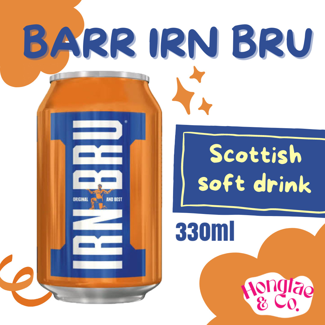 Irn Bru 330ml ไอรอนบรู 330มิลลิลิตร Scottish Soft Drink เครื่องดื่ม ...