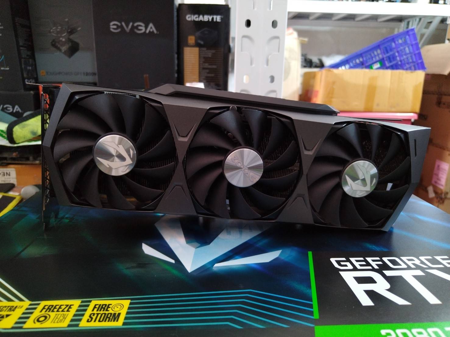 SBCOM2 การ์ดจอ VGA ZOTAC GAMING RTX 3080TI TRINITY OC 12GB GDDR6X สินค้ามือสอง มีกล่อง มีประกัน ...