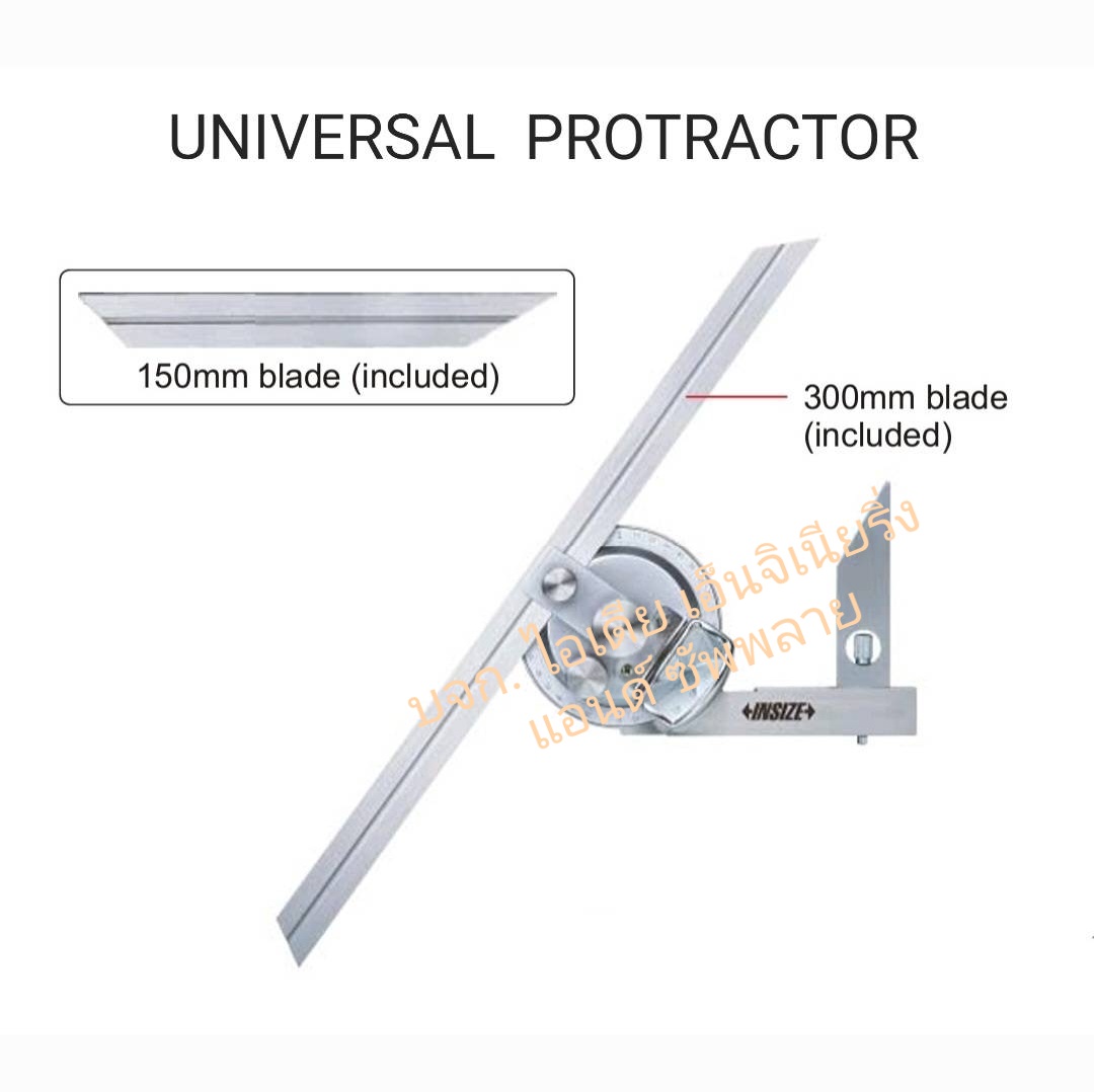 Universal Protractor 0-360 องศา INSIZE 2372-360 อินไซส์ โปรแทรคเตอร์ ...