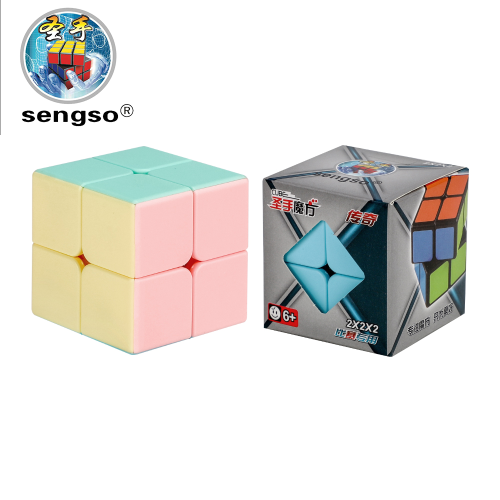 SENGSO รูบิค 2x2 มาการอง ซีรีส์ หลัก เรียบ แรงแม่เหล็ก รูบิค เกมสมอง ...