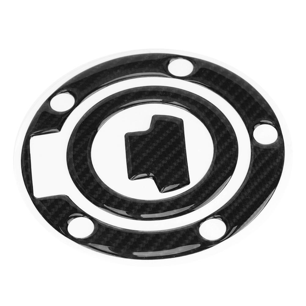 Carbon Fiber Motorcycle Gas Tank Cap Pad Cover Sticker Decals for ...