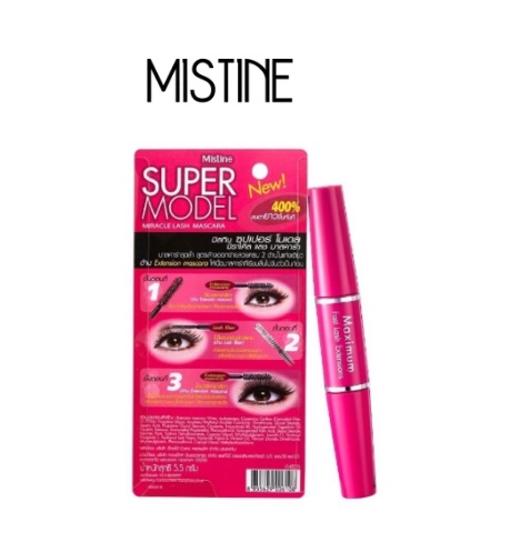 Mistine Super Model Mascara มิสทีน ซุปเปอร์ โมเดล มาสคาร่า - มายไอเดีย - ThaiPick