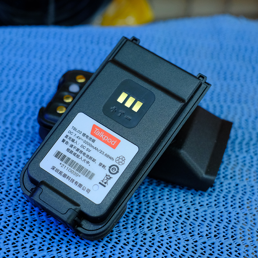 แบตเตอรี่แบบหนา มิลิแอมป์สูง วิทยุสื่อสารของแท้ Talkpod N52 N56 N59 ...