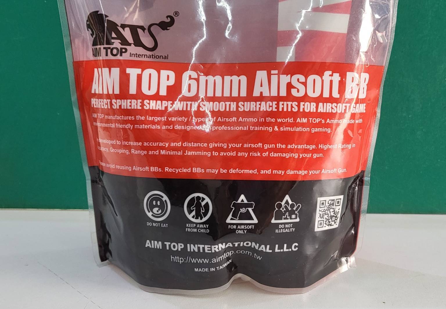 KTS ลูกกระสุนสำหรับบีบีกัน AIM TOP น้ำหนัก 0.25g จำนวน 3800Rds ของแท้ ( 1 ถุง ) - Kingtoysud ...