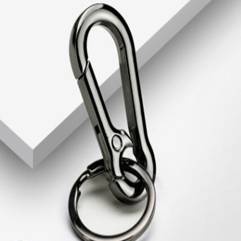 [The Tamia] Stainless Steel Gourd Buckle Keychain Waist Belt Clip Anti ...