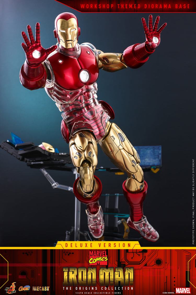 Hottoys HT 16 Iron Man CMS07D37 Marvel Comics Marvel Anime Figur Action ...