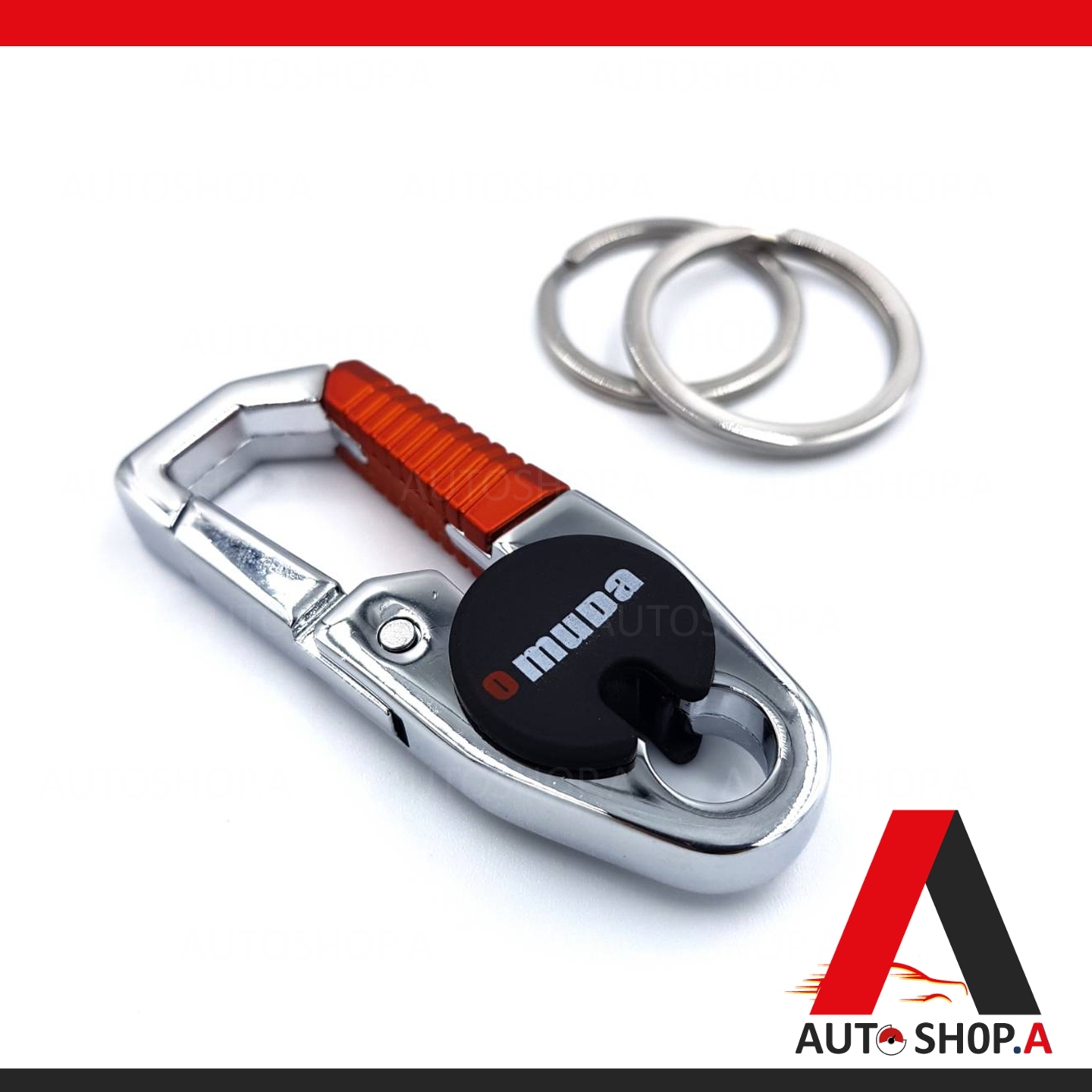 {ส่งเร็ว1-2วัน} OMUDA 3747 (สีส้ม) พวงกุญแจ พวงกุญแจรถยนต์ พวงกุญแจบ้าน พวงกุญแจโลหะ By Autoshop ...