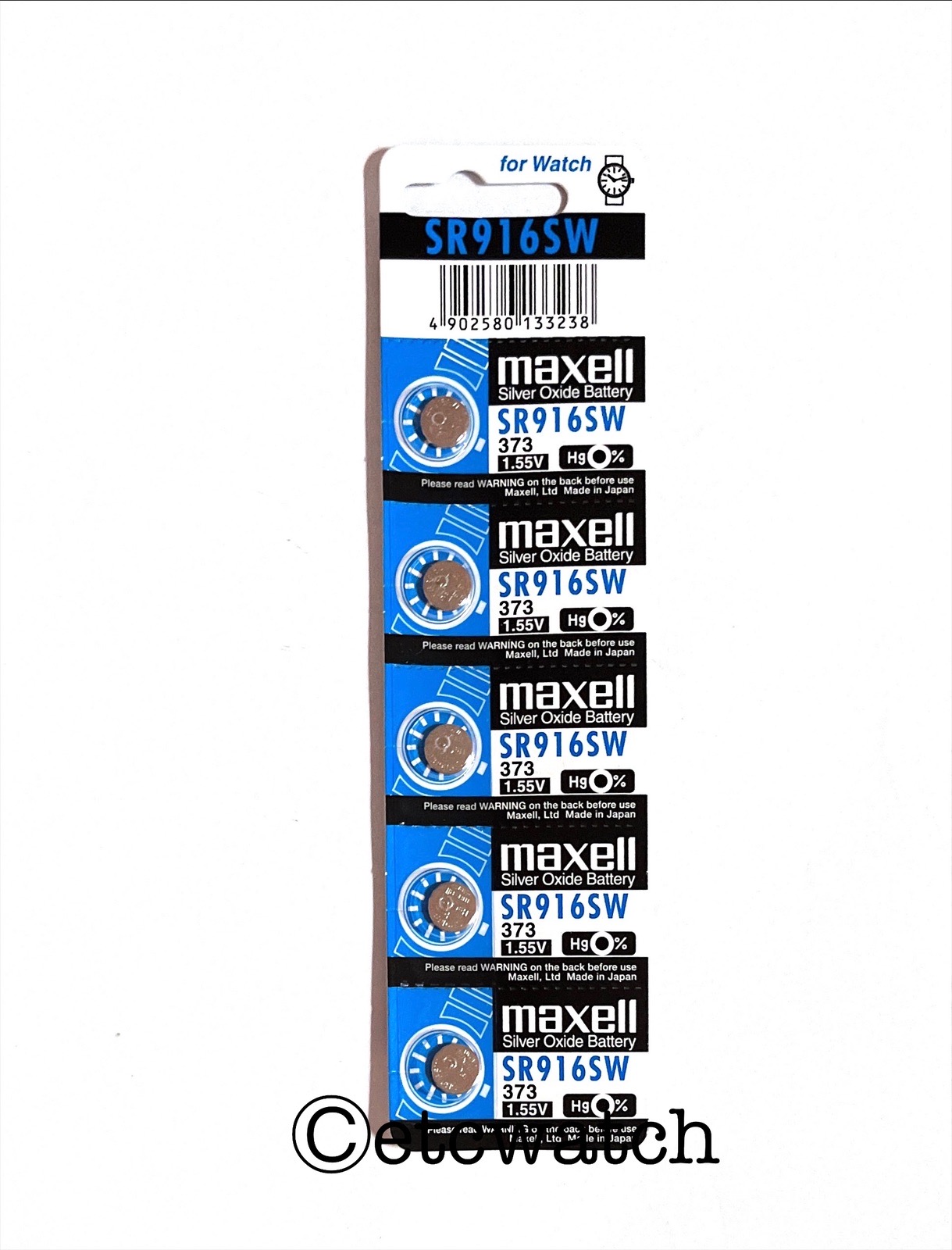 ถ่านกระดุม Maxell SR916SW / 373 1แผง 5ก้อน | Lazada.co.th