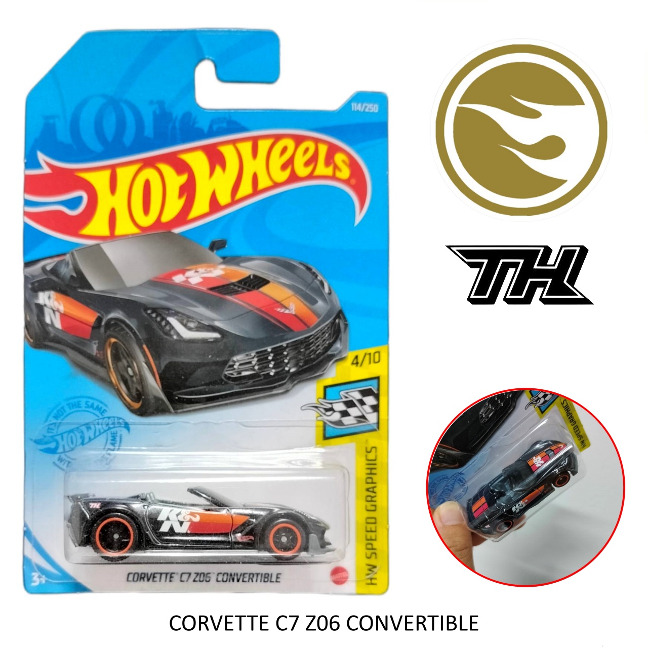 โมเดลรถเหล็ก Hotwheels รุ่น 52 CHEVY ลิขสิทธิ์แท้ ล้อยาง STH ( SUPER ...