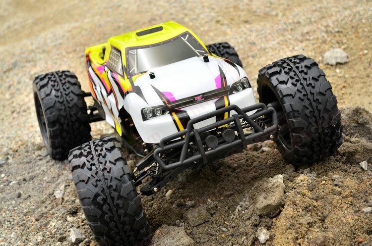 FS Racing 1/10 Scare RC Brushless motor car warterproof Bigfoot 4WD RC ...