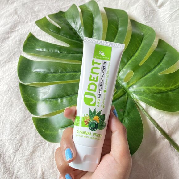buyme อุปกรณ์ทำความสะอาด JDENT 3IN1 Herbal White Toothpaste ยาสีฟัน ...