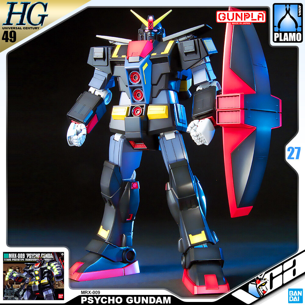 ⭐️ BANDAI GUNPLA HIGH GRADE UNIVERSAL CENTURY HGUC HG 1/144 MRX-009 PSYCHO GUNDAM ประกอบ หุ่น ...