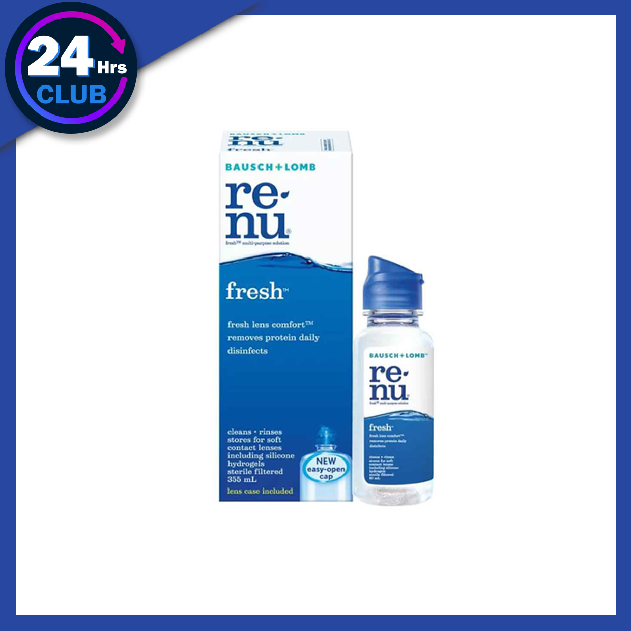 Renu Fresh Multipurpose 355 ml + 65 ml อย่างละ 1 ขวด - Worldtime Optic ...