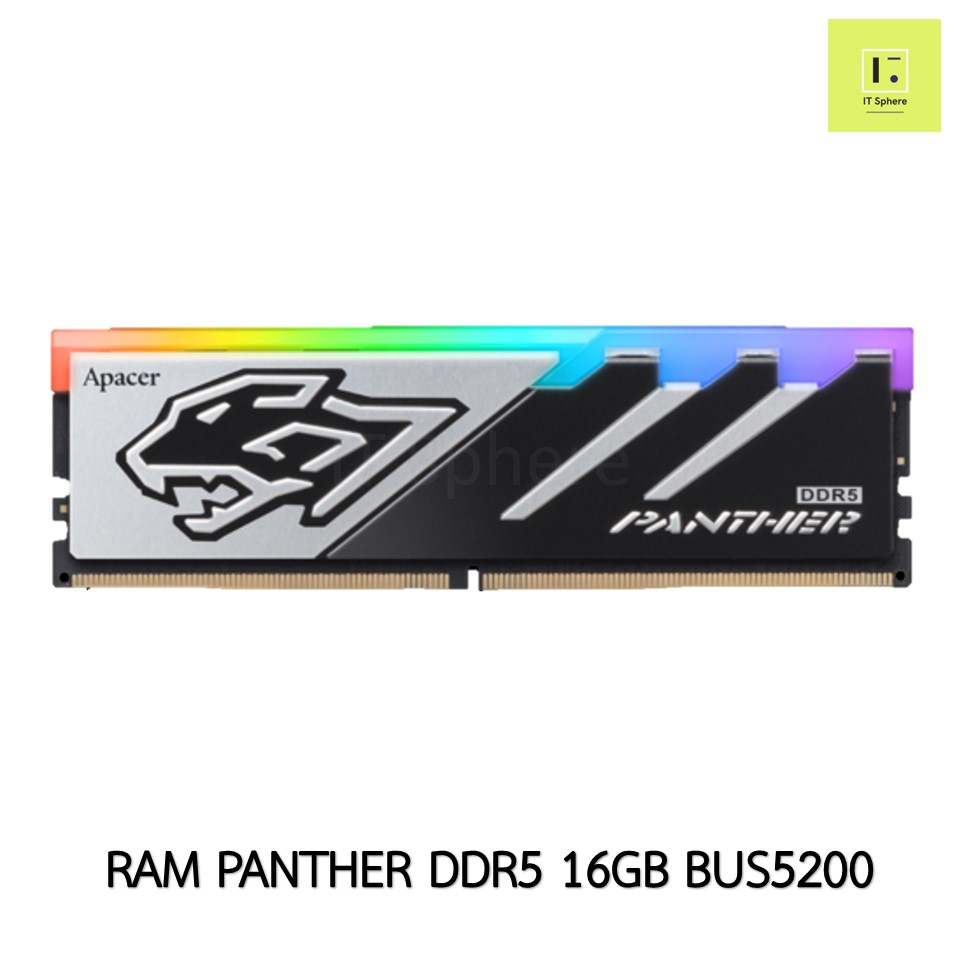 Ram Apacer Panther DDR5 16GB 32GB BUS5200 5600 6000 ประกันตลอดอายุการ ...