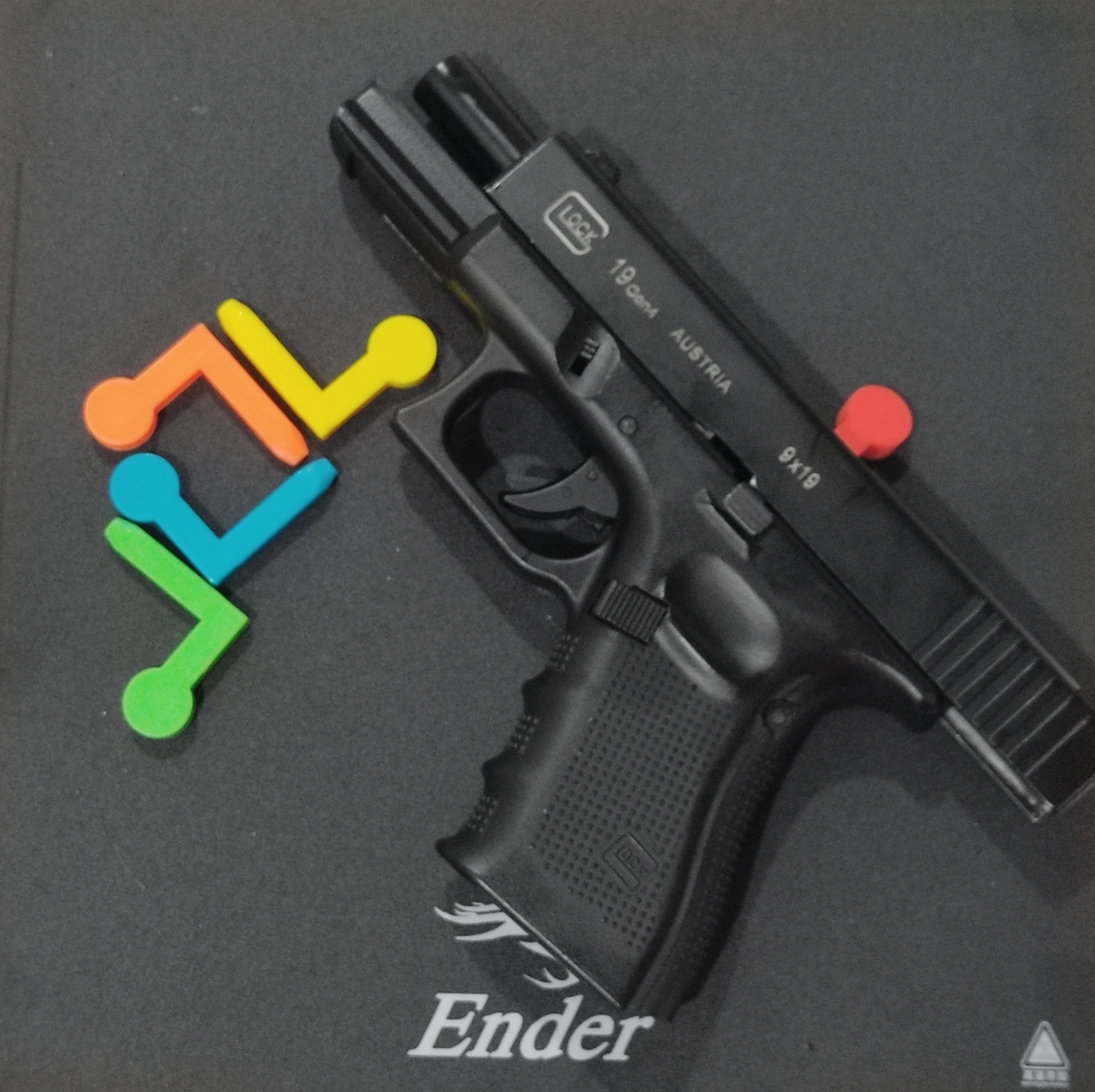 Pistol Safety Chamber Flag 9mm 9มม หมุดสอดลำเพลิง ค้างสไลด์ - V1 ...