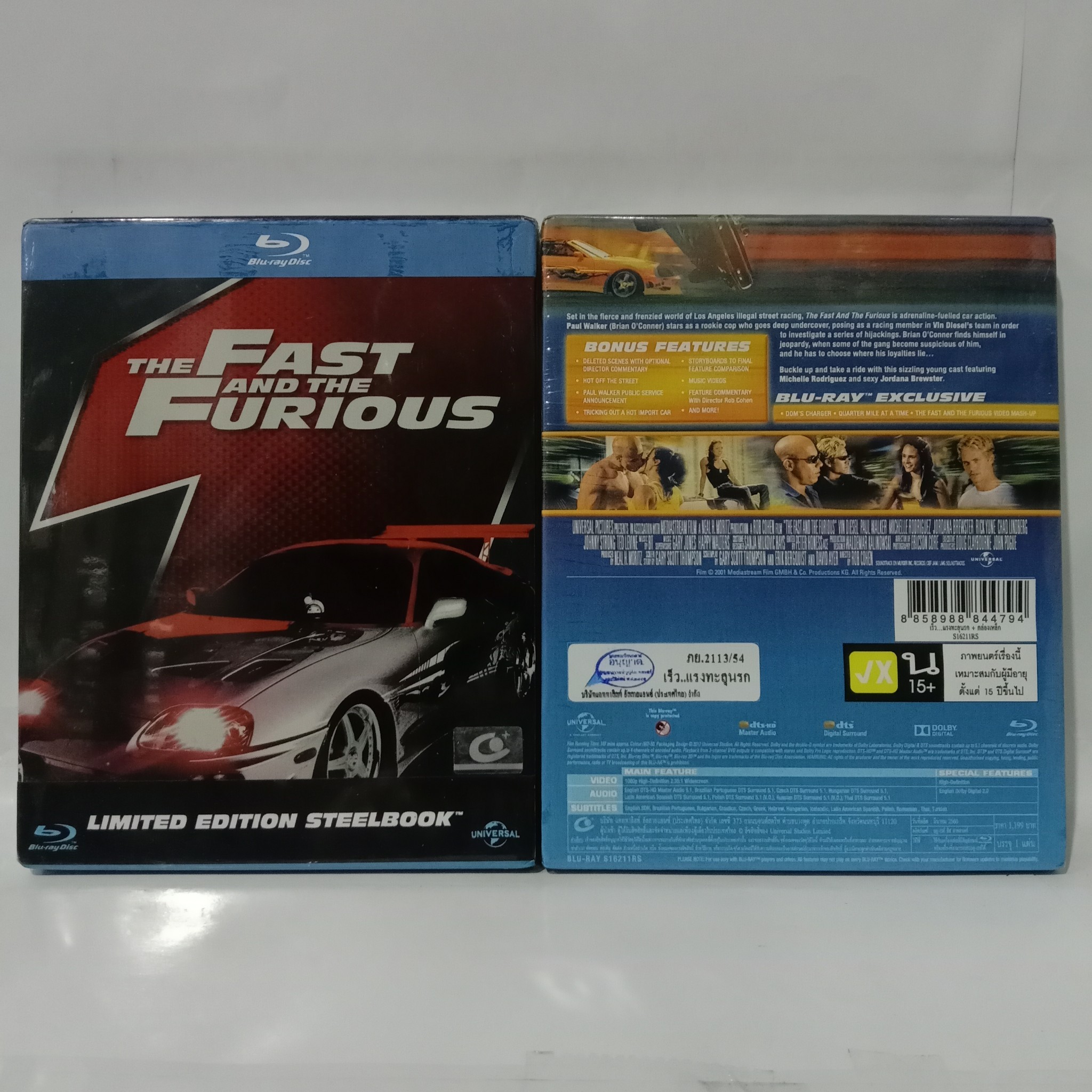 Media Play Fast & Furious 5 / เร็ว แรงทะลุนรก 5 (Blu-Ray STEELBOOK ...