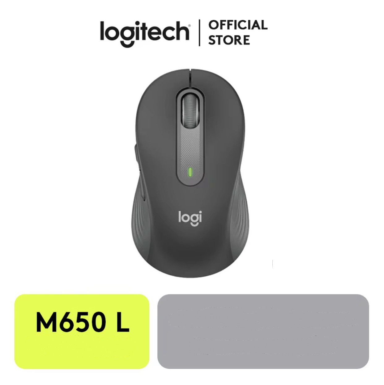 Logitech Signature M650L Wireless Mouse Bluetooth and USB - Graphite ...