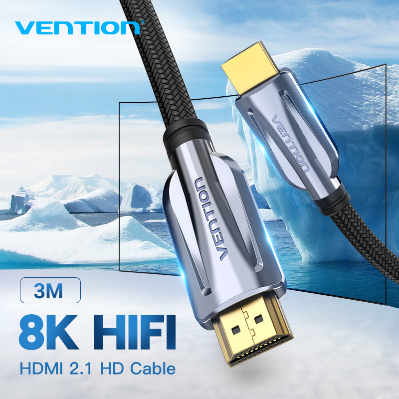 5m 10m 15m HDMI 2.1 Cable 8k 60hz 4k 120hz UHD HDR 48Gbps HDMI Cable ...