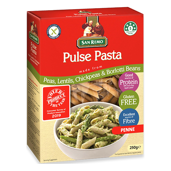 San Remo Pulse Pasta Penne 250g ซานรีโม่พอลท์พาสต้า เพนเน่ ขนาด 250 ...