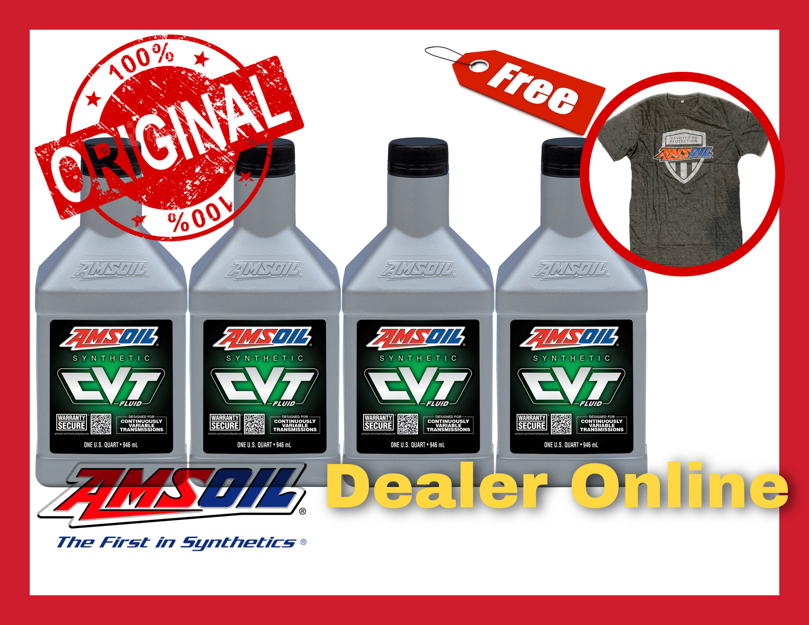 AMSOIL CVT น้ำมันเกียร์สังเคราะห์แท้ 100% | Lazada.co.th